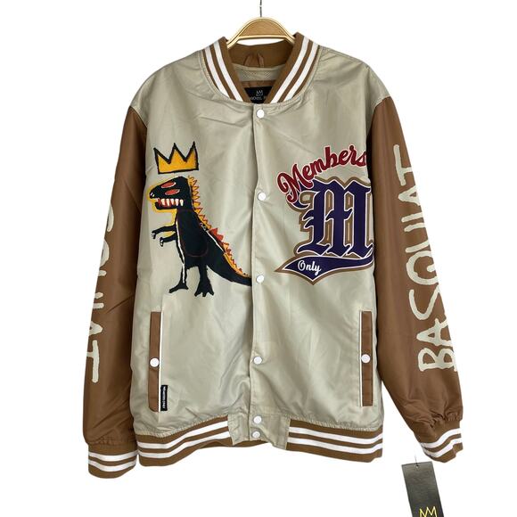 Jean Michel Basquiat | Jackets & Coats | Jean Michel Basquiat Members Only Mona Lisa Mens ...